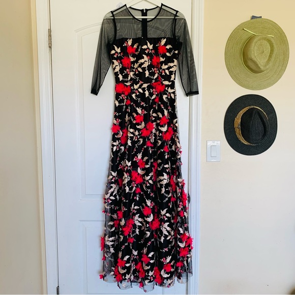 Alex Marie | Dresses | Nwot Alex Marie Embellished Tulle Floral ...
